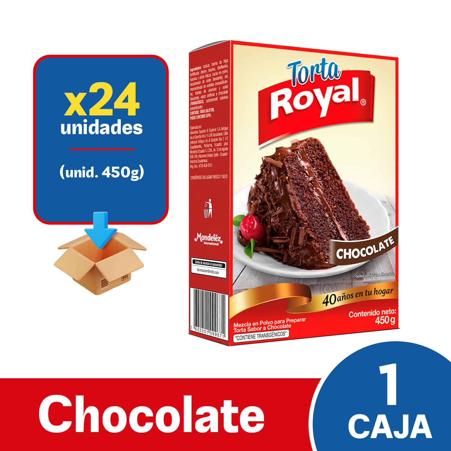 Torta Chocolate Royal 450g - Tienda Mondelez